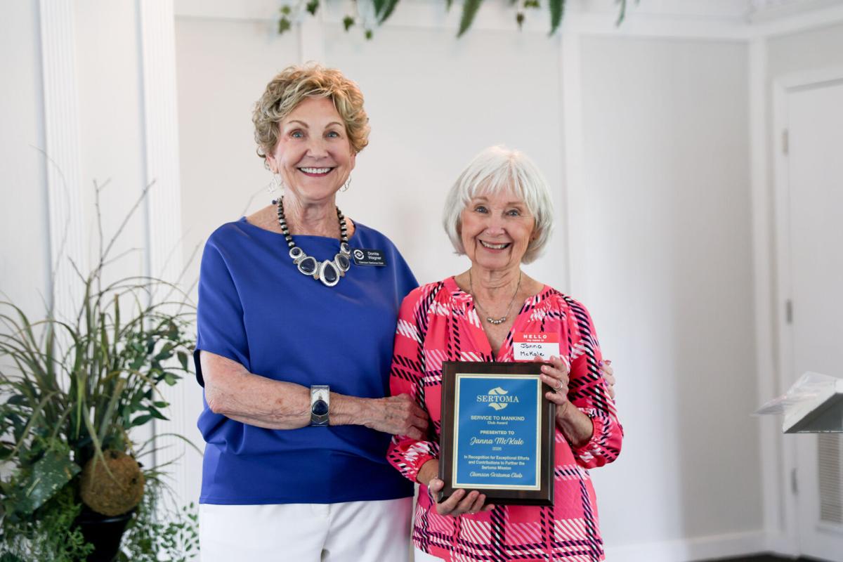 Clemson Sertoma awards members, student for service | News ...