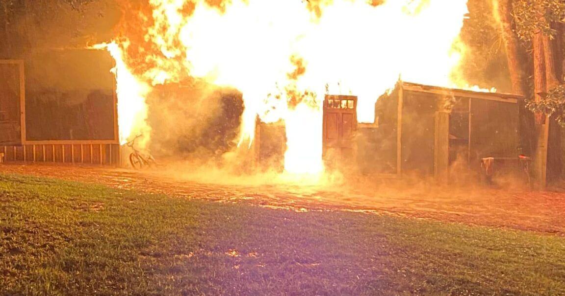 Lightning causes storage building fire | News | upstatetoday.com