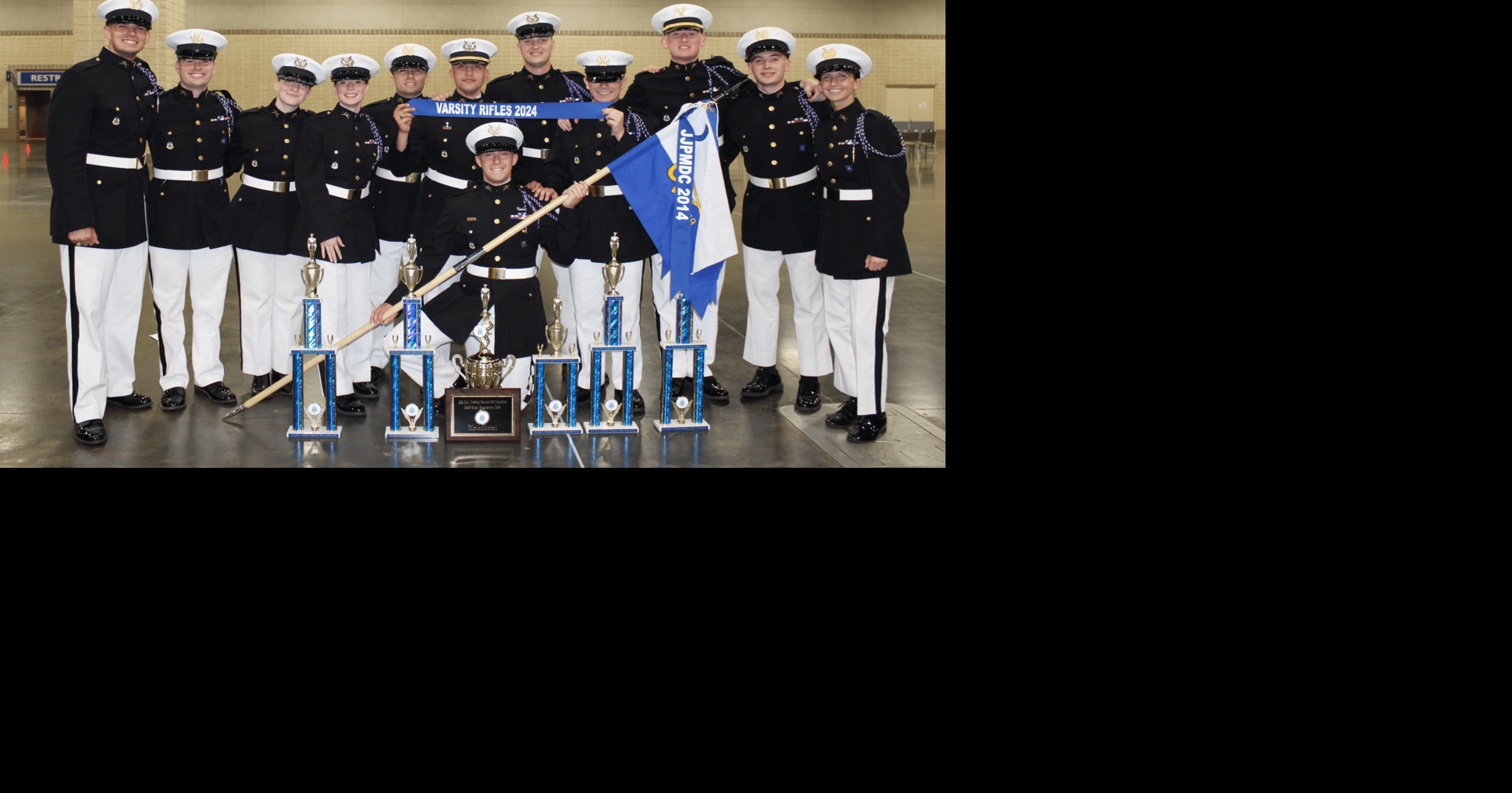 Company C-4 of the Pershing Rifles earns trophy, brings national ...