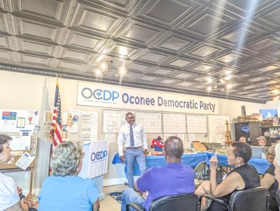 Bryon Best speaks at Oconee County Democratic Headquarters | News ...