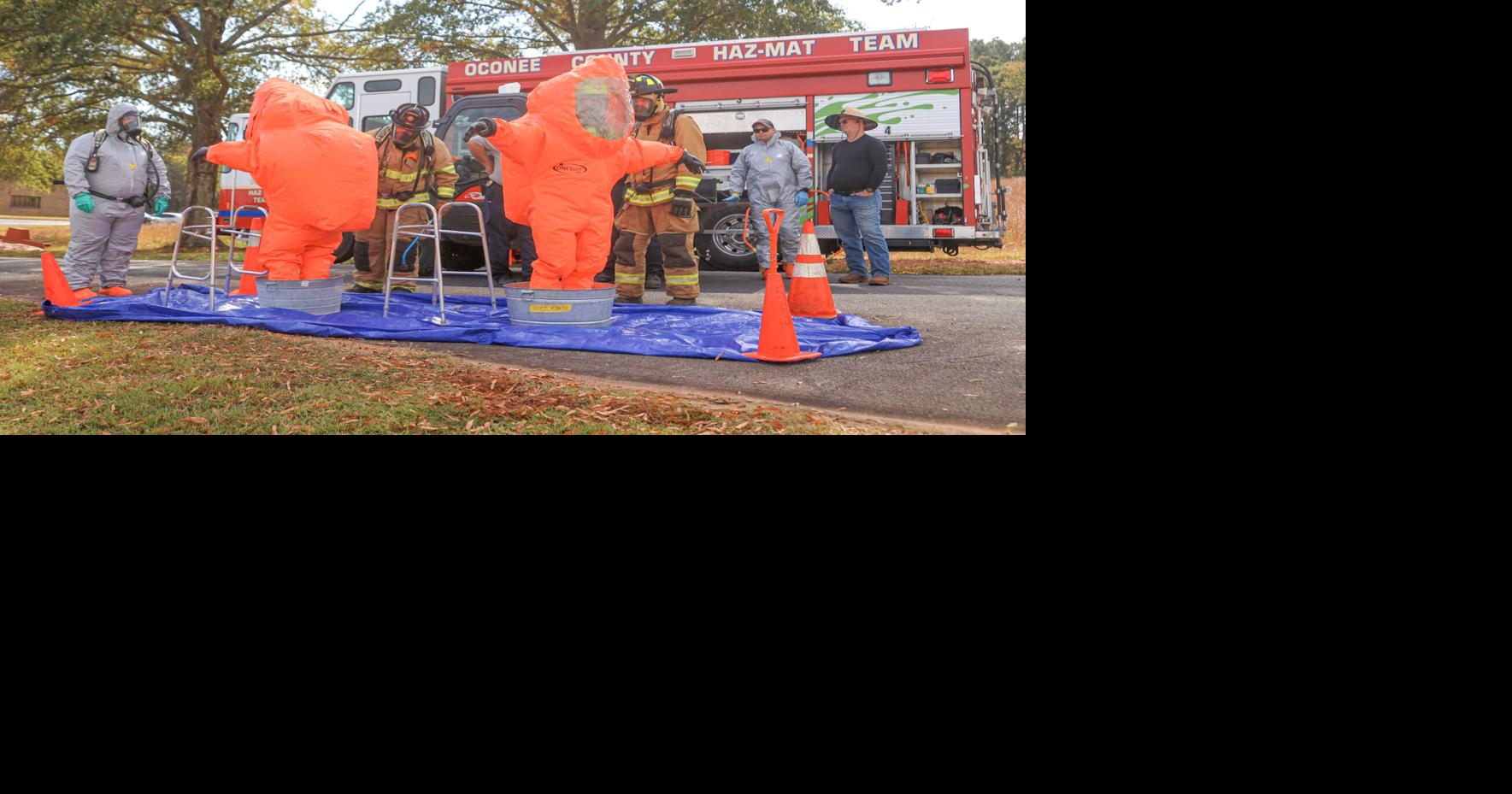 Hazmat team, first responders train for chlorine gas leak drill | News ...