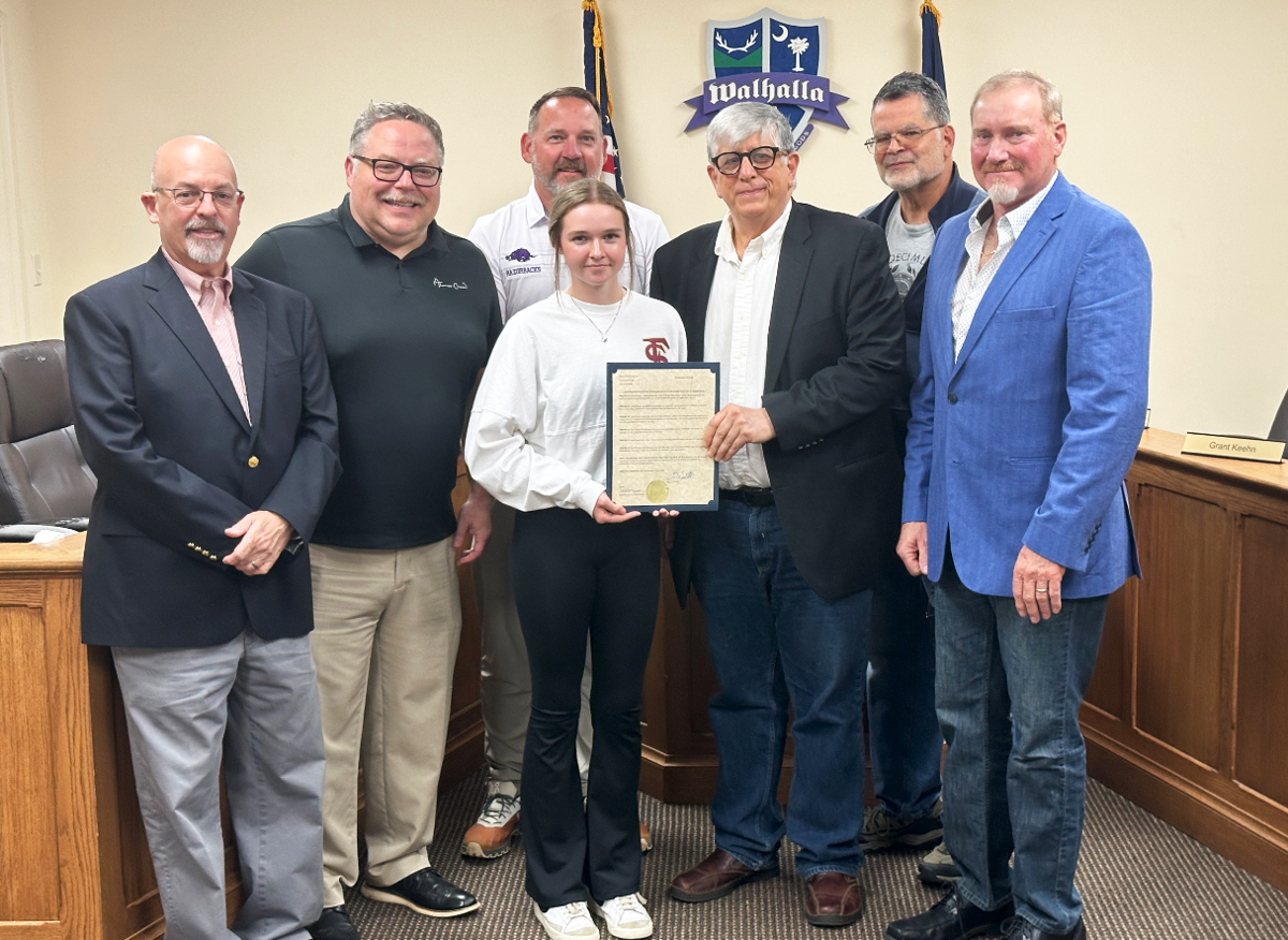 Walhalla council recognizes high school student for basketball ...