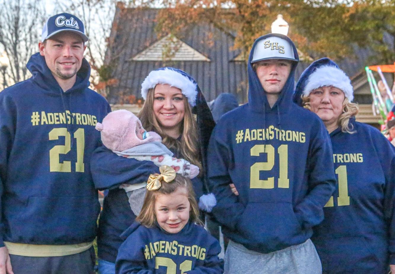 Injured Seneca linebacker Aden Henry helps light Christmas tree | News ...