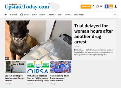 Journal launches new website experience | News | upstatetoday.com
