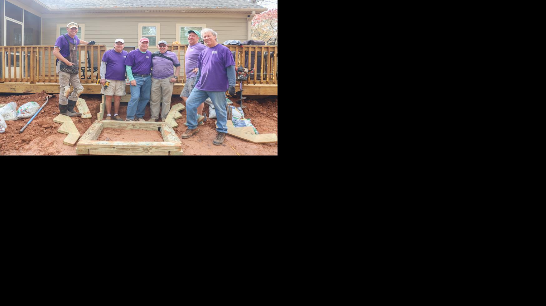Purple Heart Homes builds new deck for veteran and wife | News ...