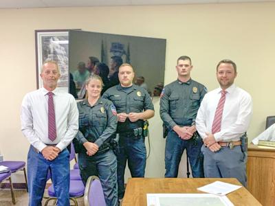 Walhalla officers awarded challenge coin from governor | News ...