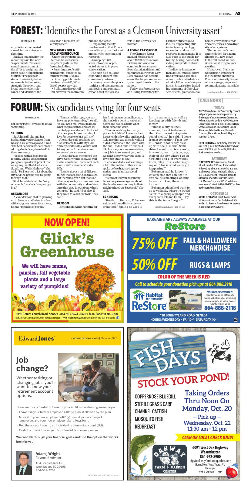 Page A03 | e-Edition | upstatetoday.com