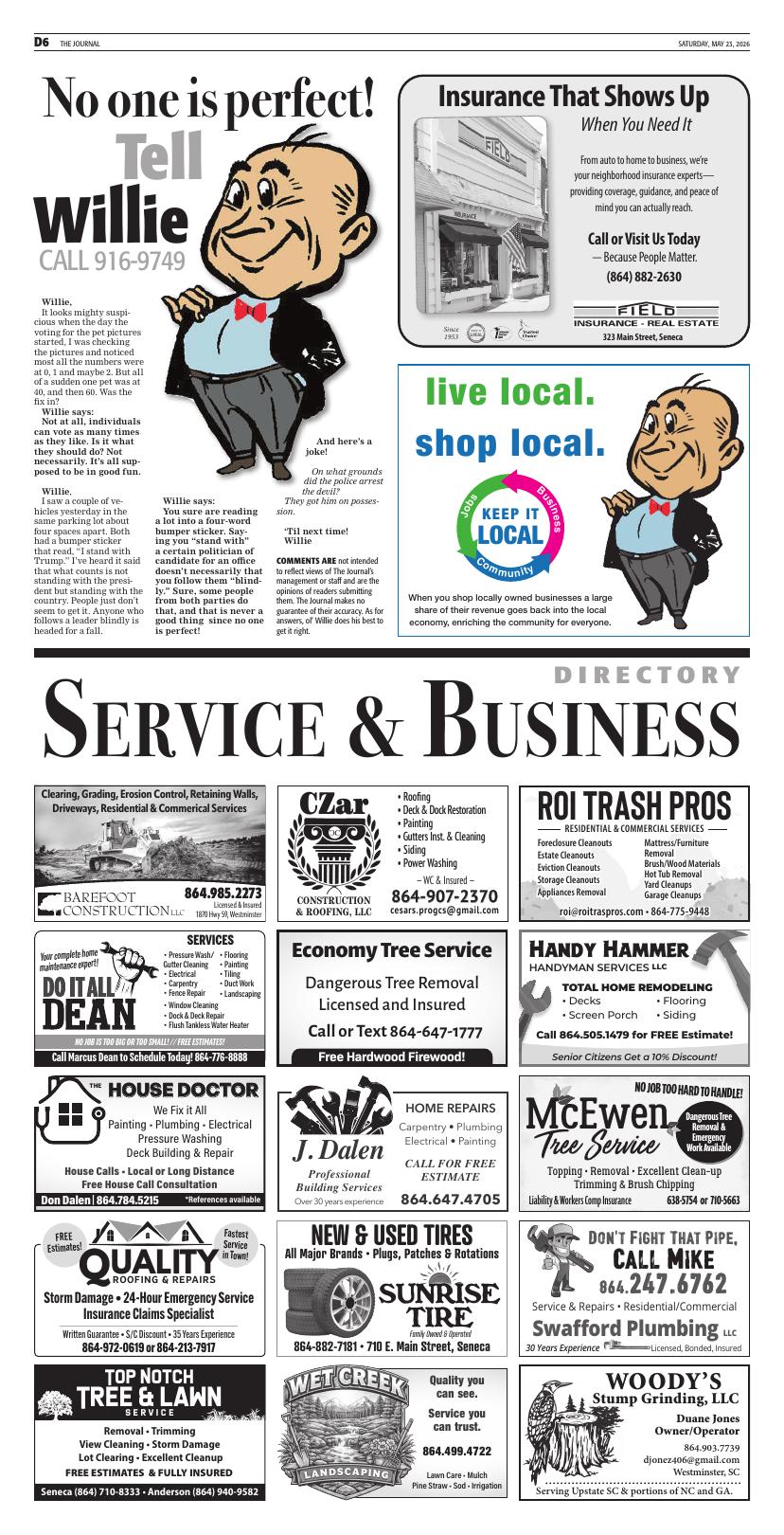 Page D06 | e-Edition | upstatetoday.com