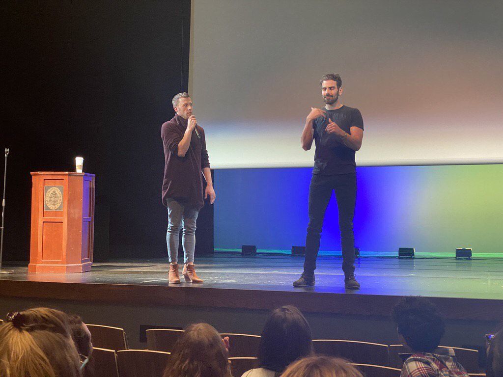 Model and Deaf activist Nyle DiMarco gives lecture on the power of ...