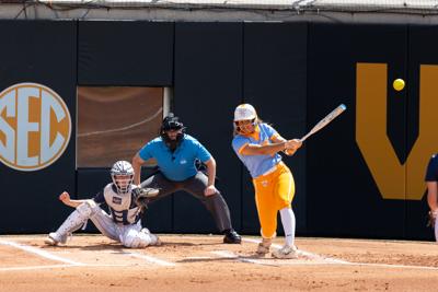 Rylie West leads Tennessee softball at the plate, in the dugout ...