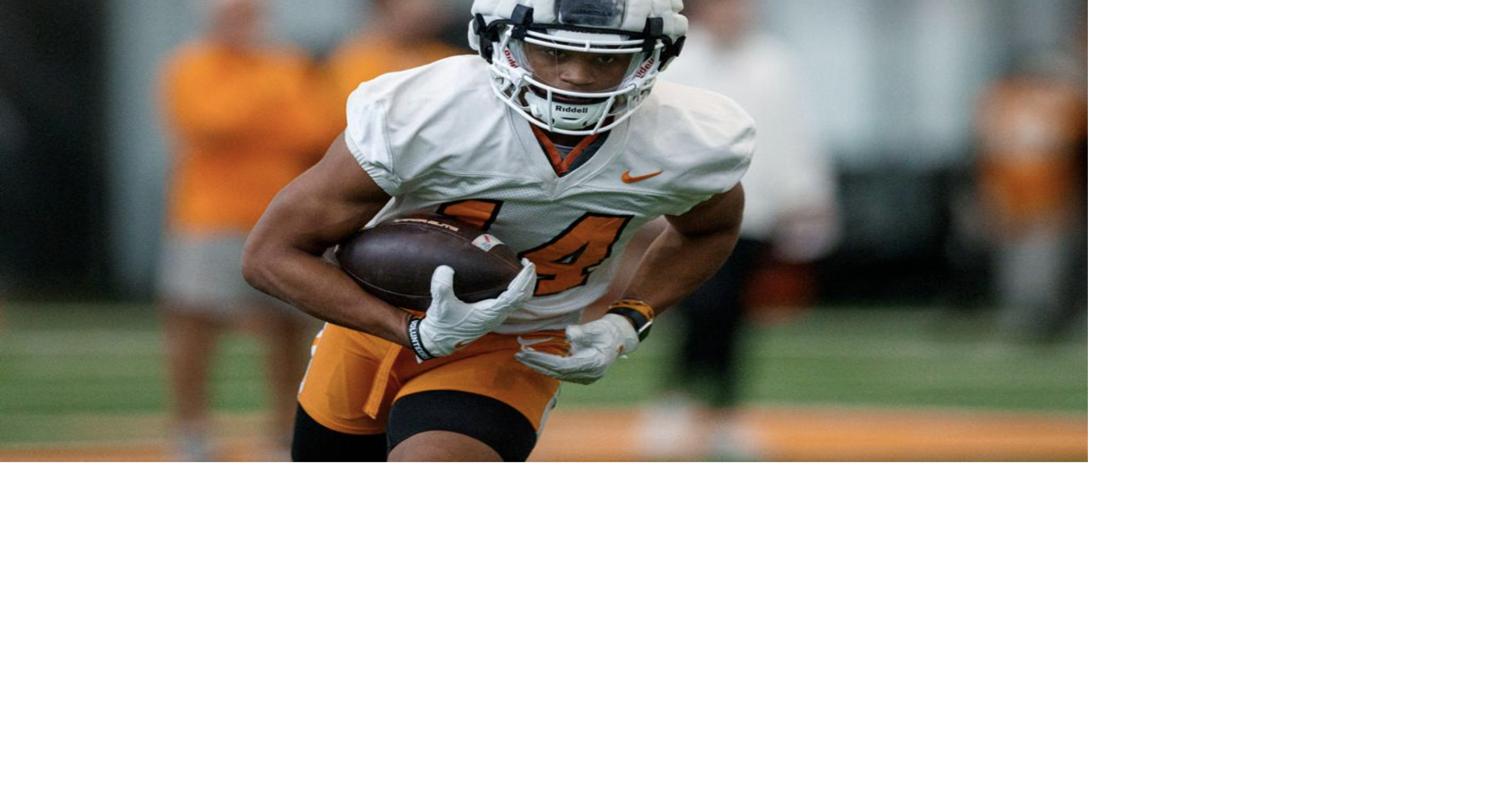 Braylon Staley, young receivers getting grasp on Tennessee football ...