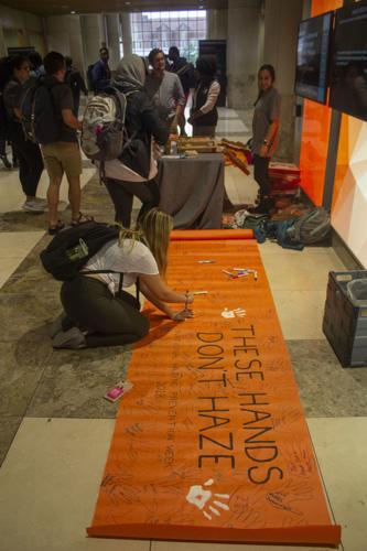 Student organizations gather in recognition of National Hazing Week ...