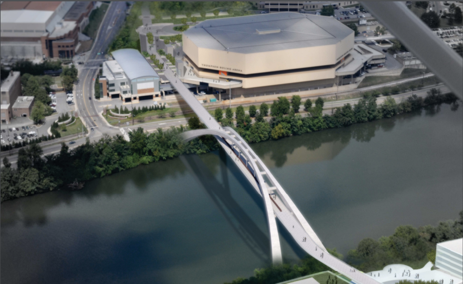 Plans advance for pedestrian bridge across Tennessee River to extend ...