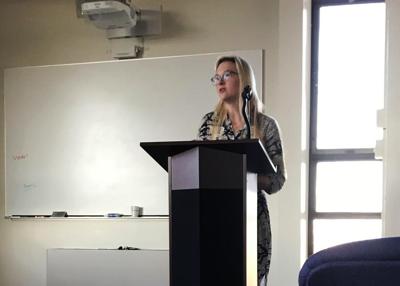 Poet Katie Bickham holds emotional reading for students | Entertainment ...