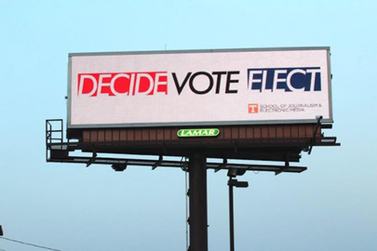 UT students light up the sky with political billboards | News ...