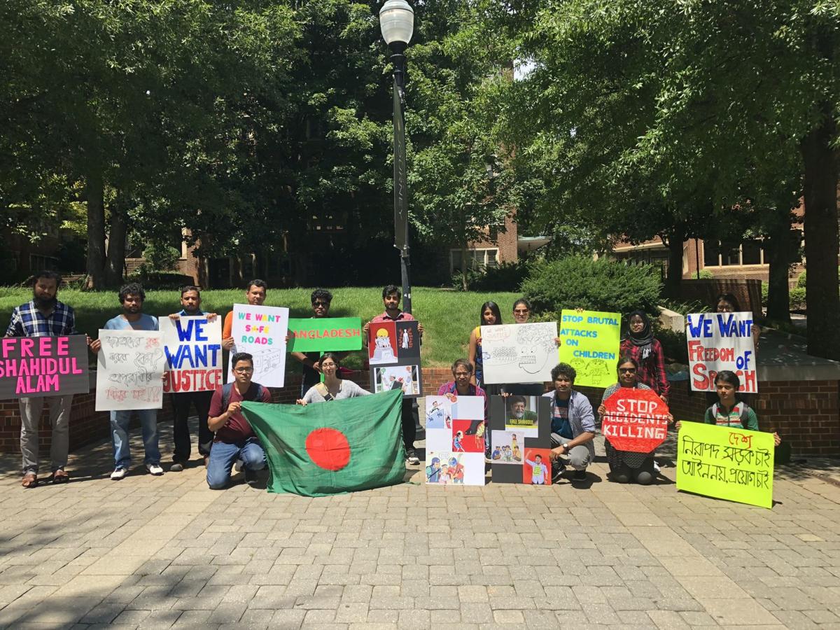 Bangladeshi students protest events, support students in home county ...