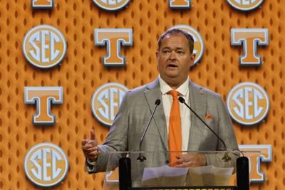Notebook: Tennessee football head coach Josh Heupel speaks at SEC Media ...
