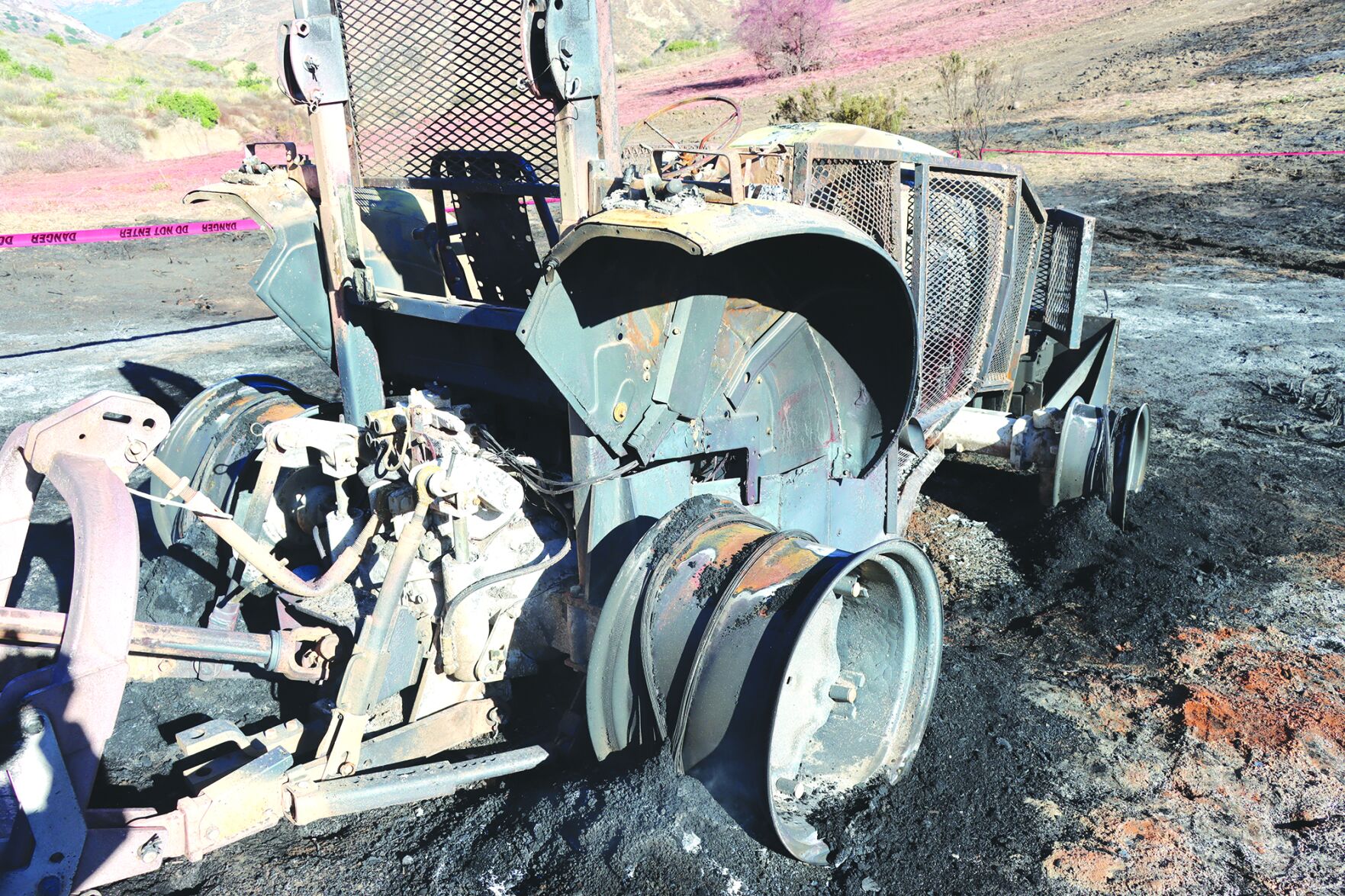 Mountain Fire Cause Determined: Malfunctioning tractor fire leads to ...