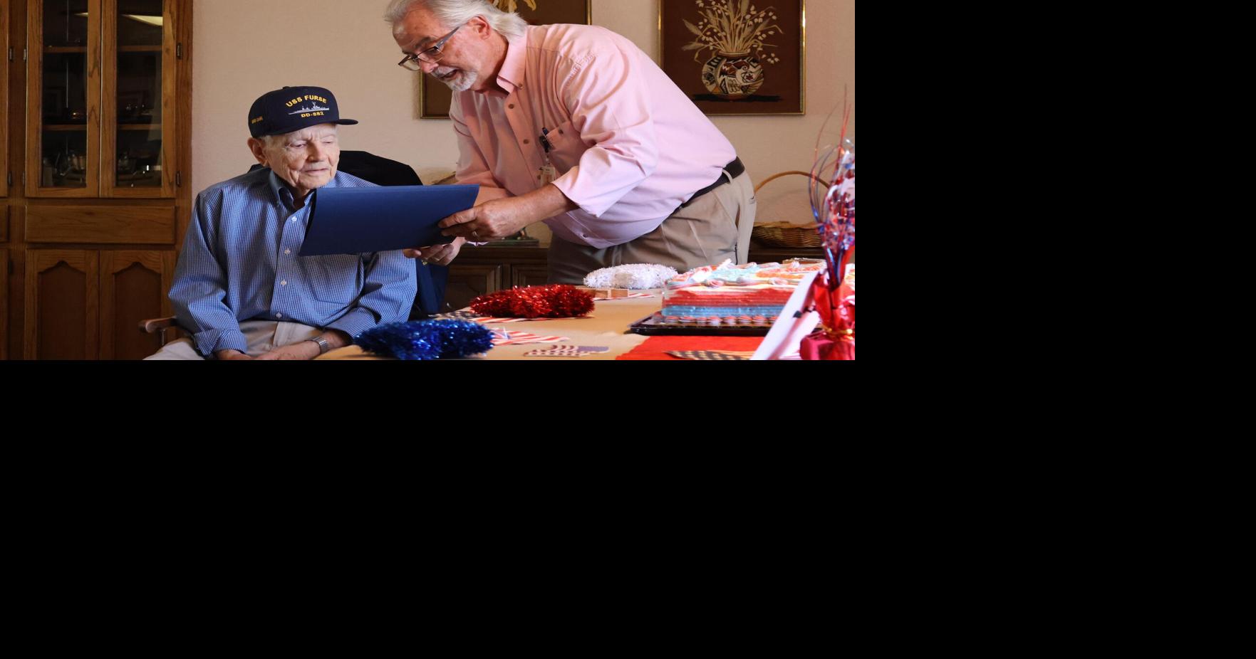 99-year-old local vet recognized for WWII service | Features ...