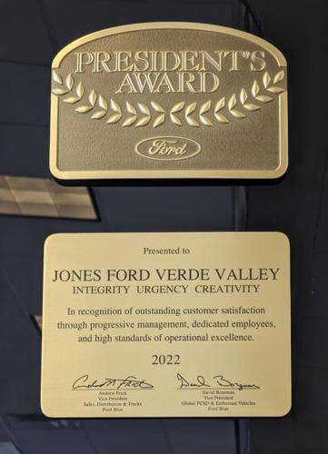 Jones Ford earns national award from Ford Motor Company | Features ...
