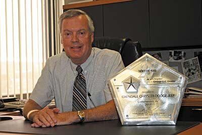 Tom Oxendale receives award for 25 years as Chrysler dealer | Features ...