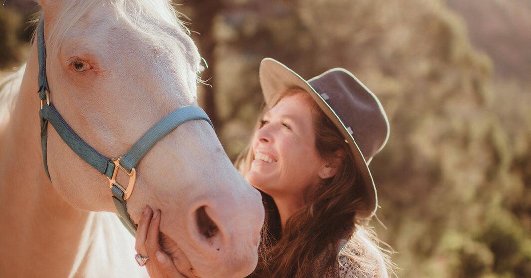 Rescued Horses Help Humans Heal Trauma; Nervous system regulation magic ...