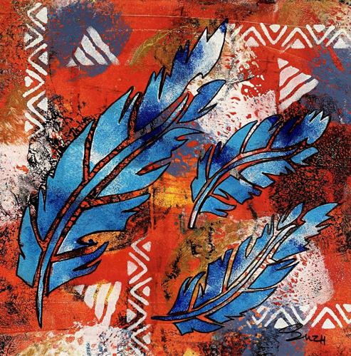 Mixed Media and Collage Artist Suzanne Hamilton Featured at Village ...