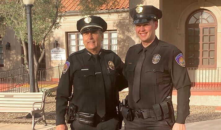 Son returns to work for police chief dad through tragedy, celebration ...