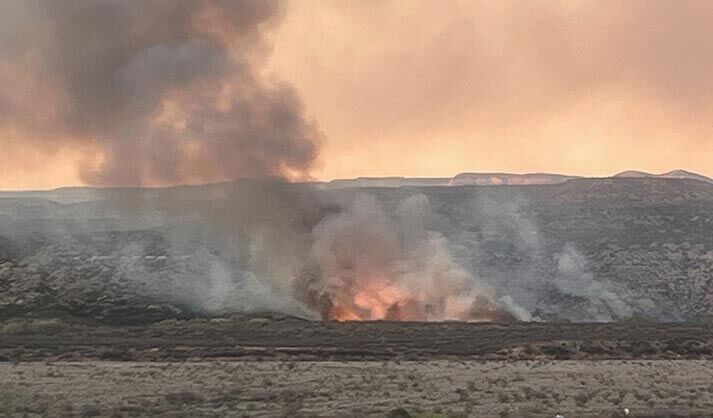 Brush fire eats acres at Tuzigoot Marsh | News | verdenews.com
