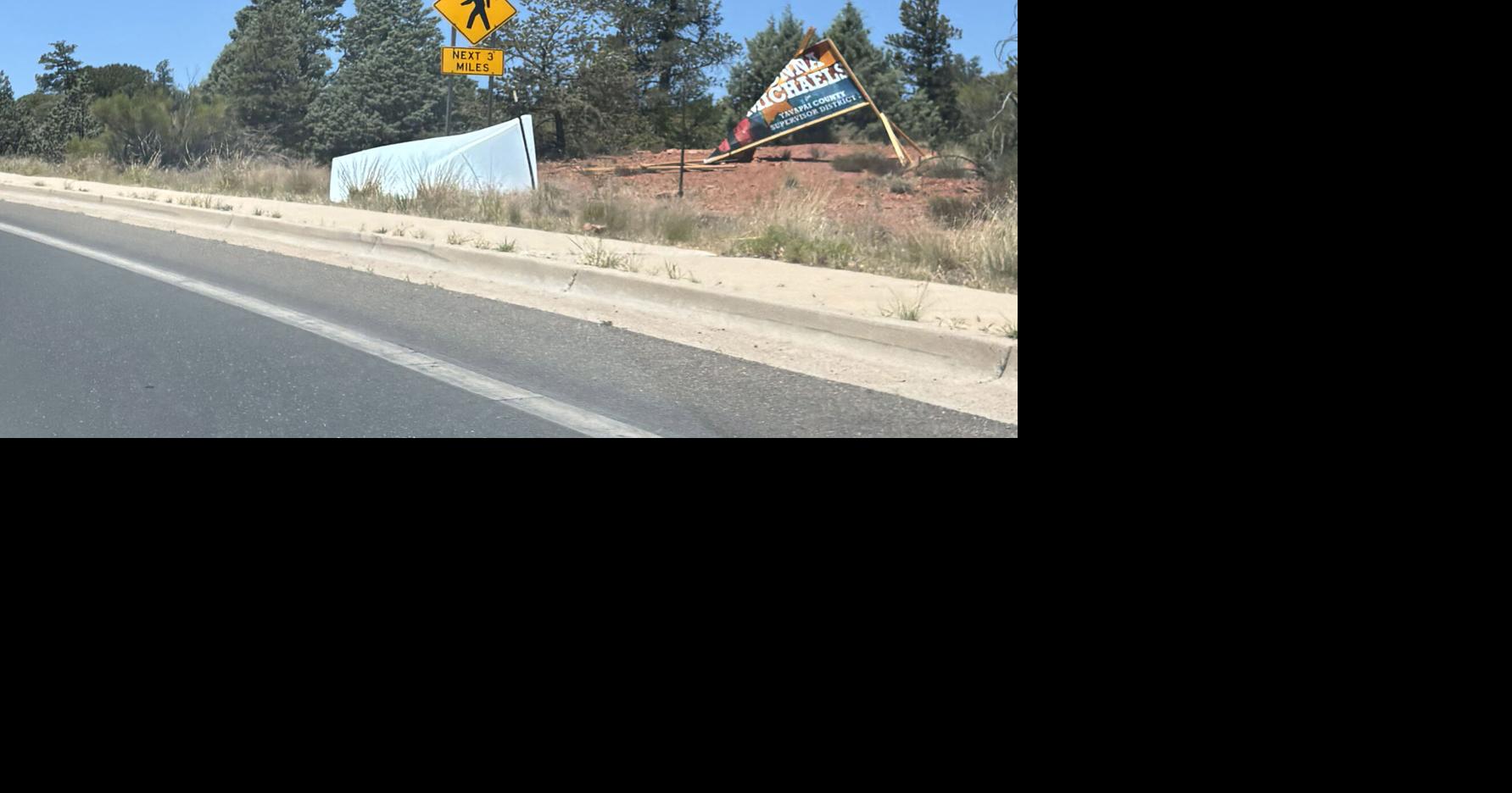 County election campaign signs damaged | News | verdenews.com