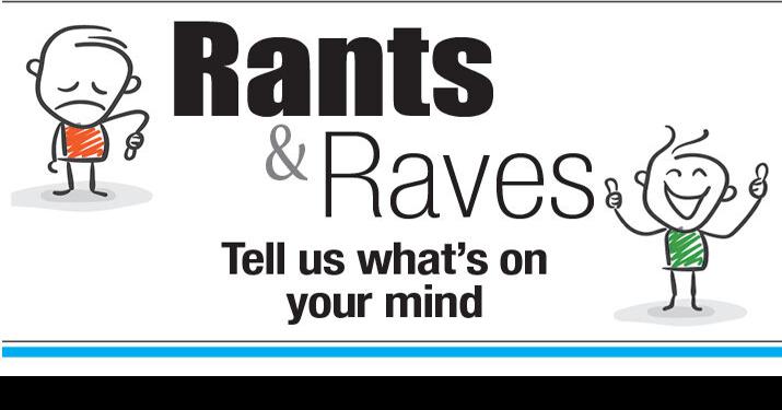 Rants and Raves, weekend of March 8, 2020 | Opinion | verdenews.com