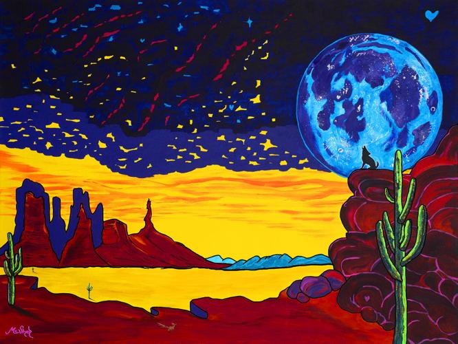 Clark Sheppard’s vivid paintings featured at Village Gallery | Villager ...