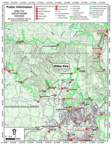 Miller Fire spreads in Red Rock district | News | verdenews.com