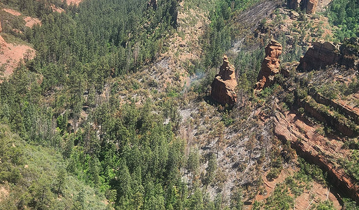 Update: Miller, Wilbur fires continue low burn | News | verdenews.com