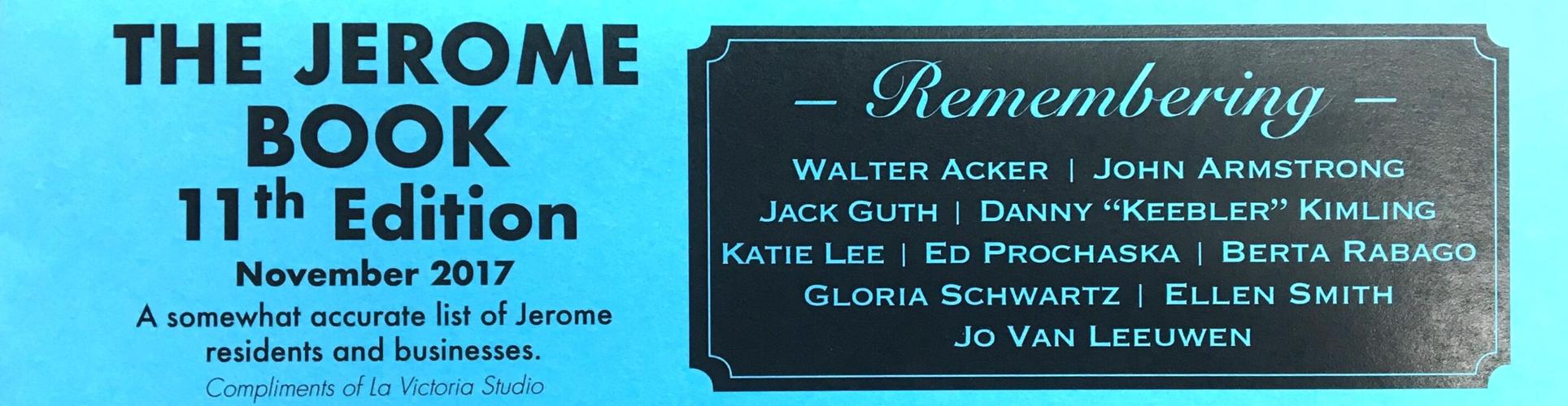 The Jerome Book: La Victoria Studio curates a directory of residents ...