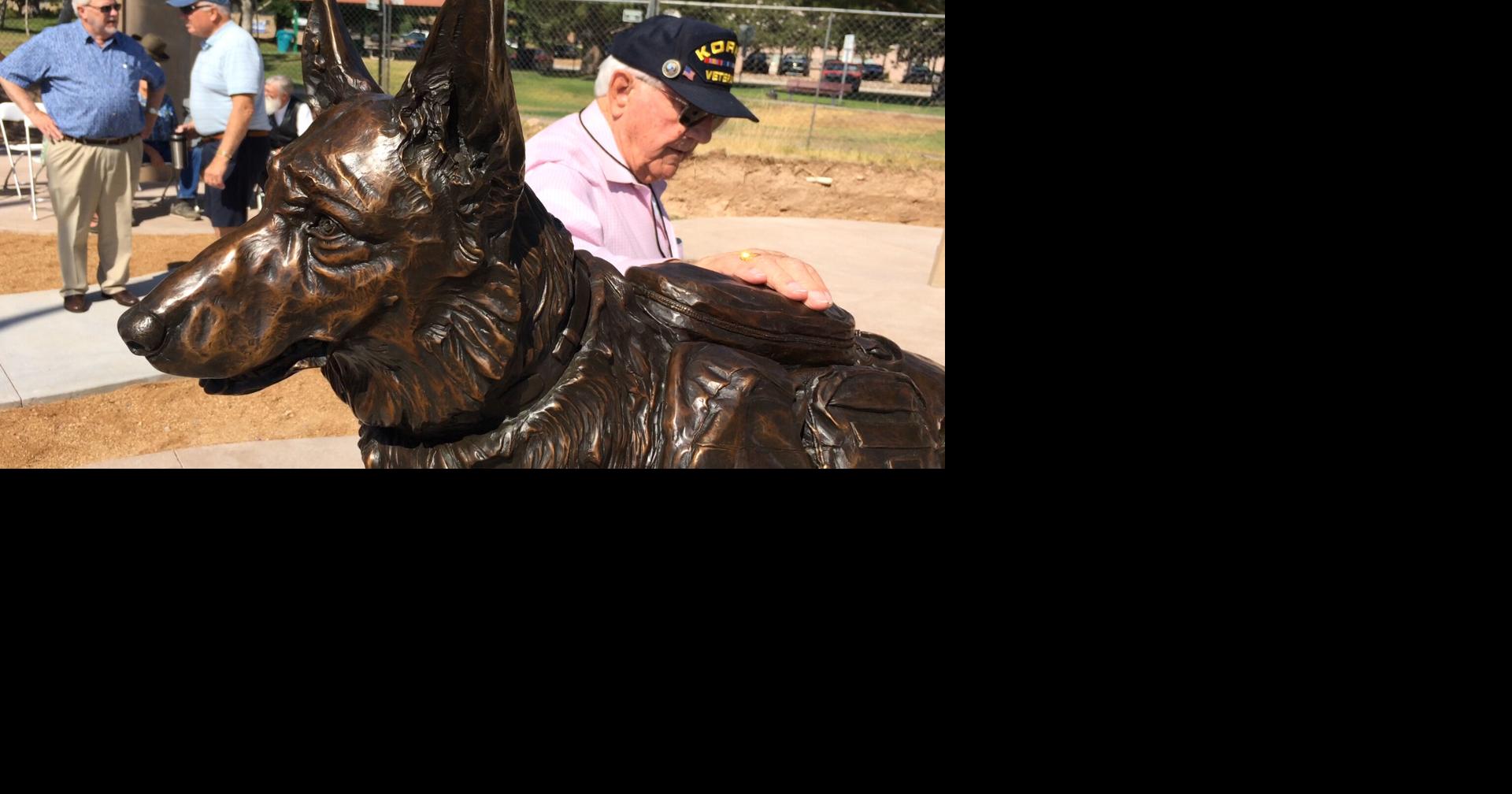 Military Service Park unveils bronze K9 statue | News | verdenews.com
