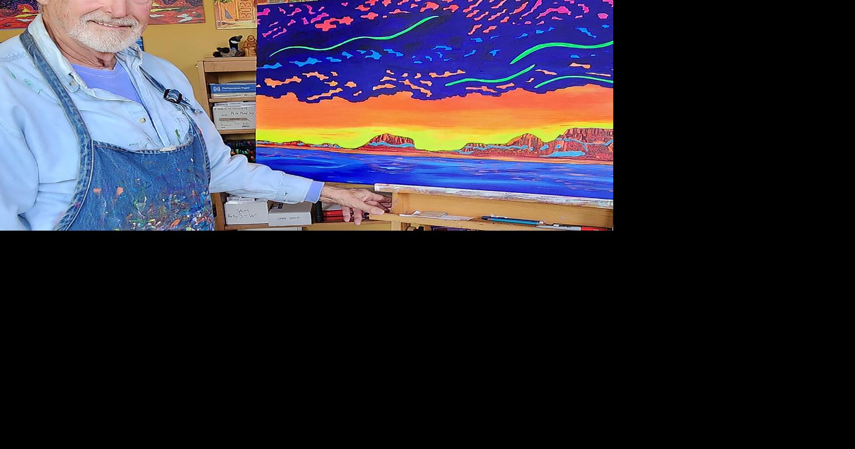 Clark Sheppard’s vivid paintings featured at Village Gallery | Villager ...