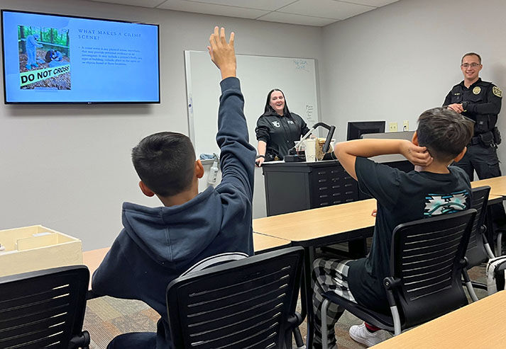 Kids check out college classes in law enforcement | Features ...