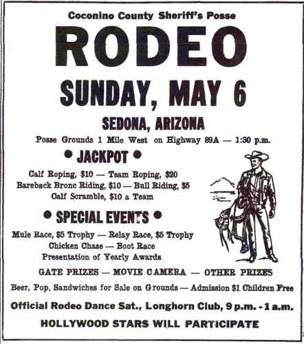 1956 RODEO AT SEDONA attracts 2,000 guests and Hollywood stars ...