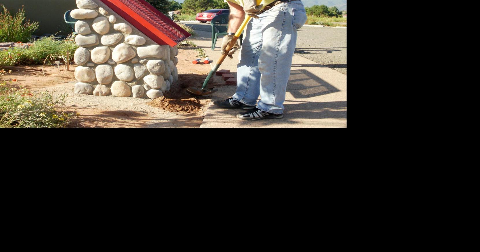 Old Guys create monument for Camp Verde library’s donor bricks | News ...