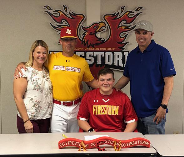 McCune signs with Arizona Christian baseball | Camp Verde Bugle ...