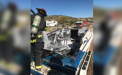 Crews respond to boat fire in Rimrock | News | verdenews.com