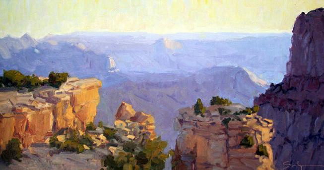 Award-winning landscape artist Susie Hyer gives painting demo at ...