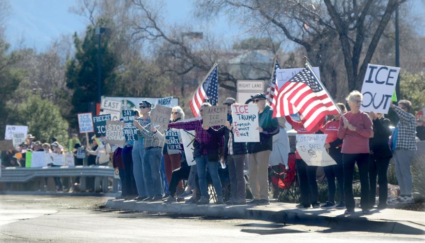 Verde Valley residents protest ICE | News | verdenews.com