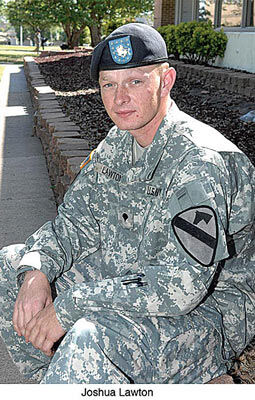 Joshua Lawton returns from 15 months in Iraq | News | verdenews.com