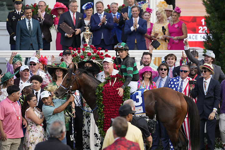 Mystik Dan wins 150th Kentucky Derby by a nose in the closest 3-horse ...