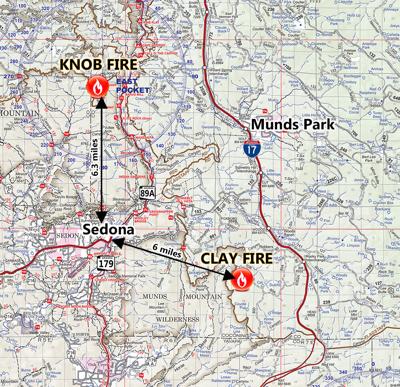 2 small wildfires burning near Sedona | Local | verdenews.com