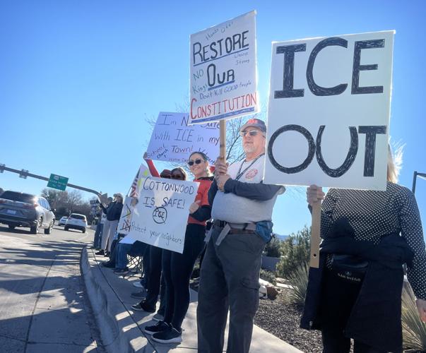 Verde Valley residents protest ICE | News | verdenews.com