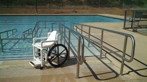 Gallery: Handicap Accessible Ramp at the Pool | Photo Galleries ...