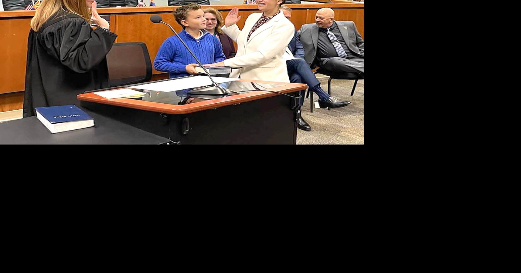 Nikki Check sworn in as supervisor | News | verdenews.com